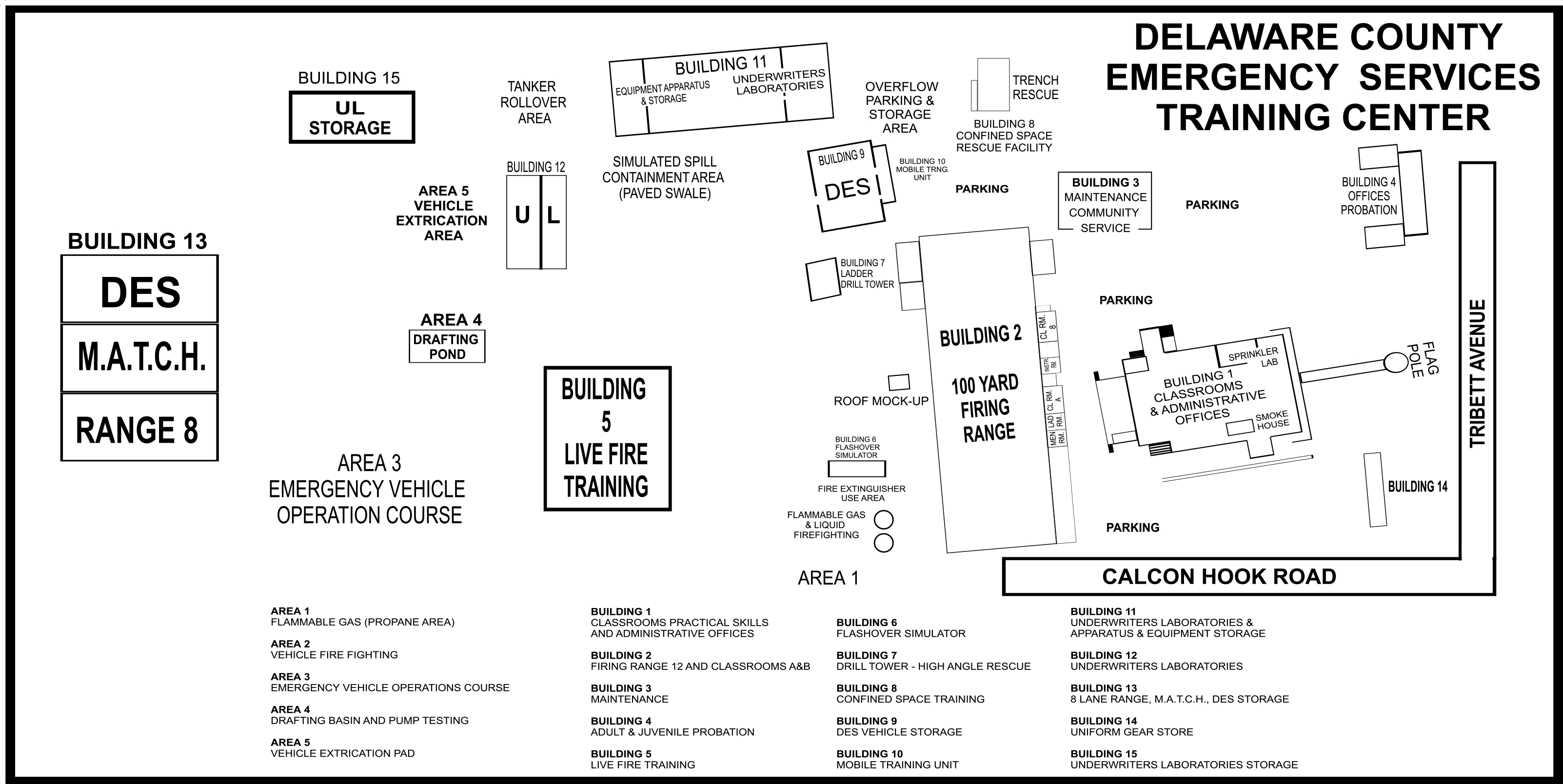 Delaware County Emergency Services Training Center - Facilities